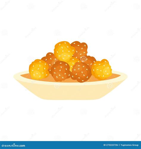 Indian Food Laddoo Stock Vector Illustration Of Dessert 273222726
