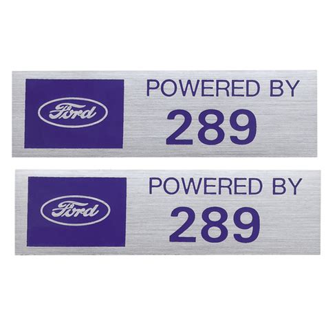 1965 68 Powered By 289 Decals Autoware