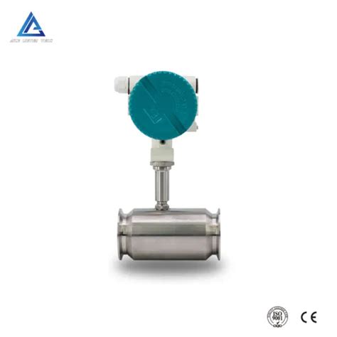 Rs485 Modbus Sanitary Liquid Turbine Flowmeter Food Grade Liquid Turbine Flow Meter For Palm Oil