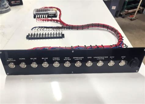Custom Boat Dash Panels Marine Switch Panels Amp