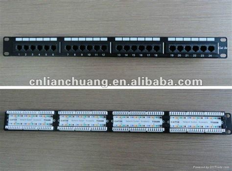 Utp Cat5e 24 Port Krone Patch Panel JQ009 OEM China Trading Company Other Communication