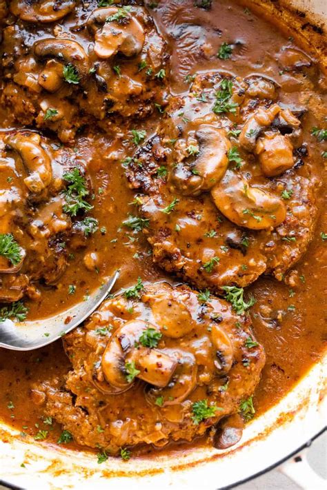 Salisbury Steak With Mushroom Gravy Diethood