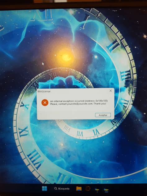 An Internal Exception Ocurred Error Rundertaleau