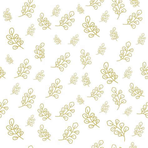 Premium Vector A Leaf Pattern In White Background Color