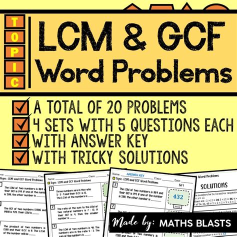 LCM And HCF Interactive Worksheet Live Worksheets 55 OFF