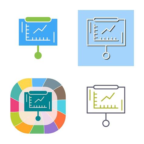 Line Graph Vector Icon 34678402 Vector Art At Vecteezy