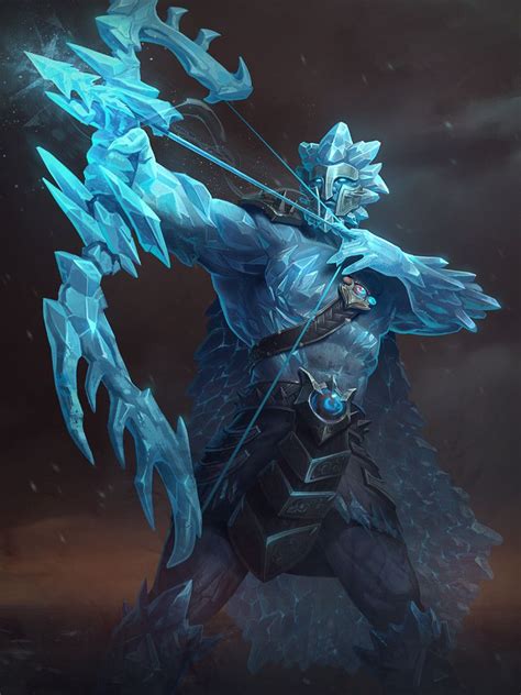 Artstation Frostfire Ullr Jon Neimeister Fantasy Monster Concept