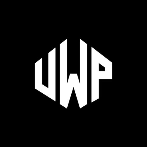 Uwp Letter Logo Design With Polygon Shape Uwp Polygon And Cube Shape