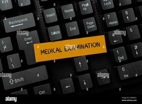 Inspiration Showing Sign Medical Examination Internet Concept The