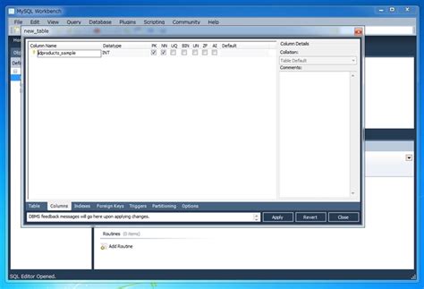 Mysql Workbenchを使ってテーブルを作成する Mysql 操作方法 Tips Ipentec