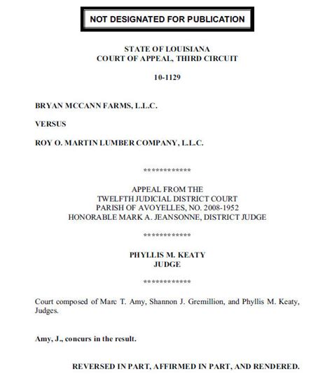 We Saw That Roy O Martin Lumber Co Wins In Yesterdays 3rd Circuit