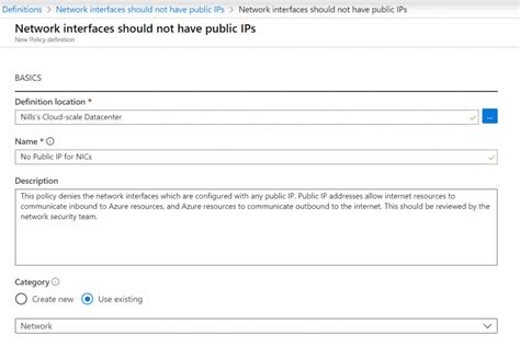 Using Azure Policy To Deny Public Ips On Specific Vnets Nillsf Blog