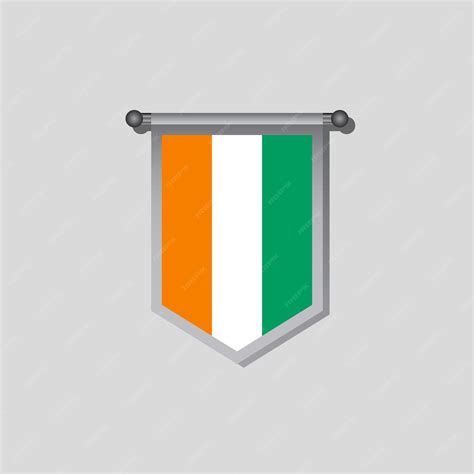 Premium Vector Illustration Of Ivory Coast Flag Template