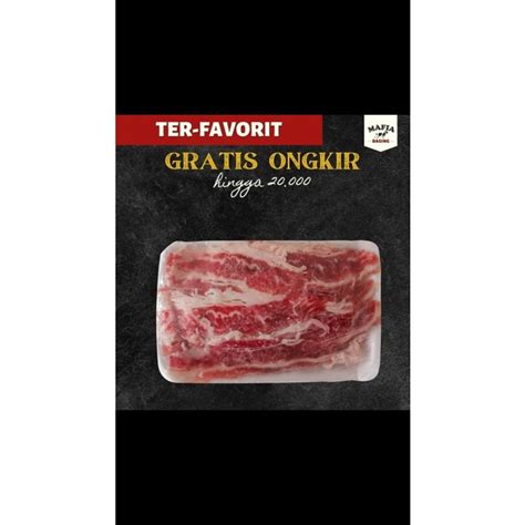 Jual USA Beef Slice Daging Sapi Slice Tipis Shortplate Slice 250 G