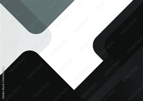 Dark Black Abstract Geometric Shape Vector Background With Low Opacity