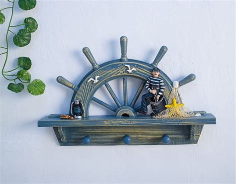 Wooden Helm Wall Hooks Aesthetic Decor Shop