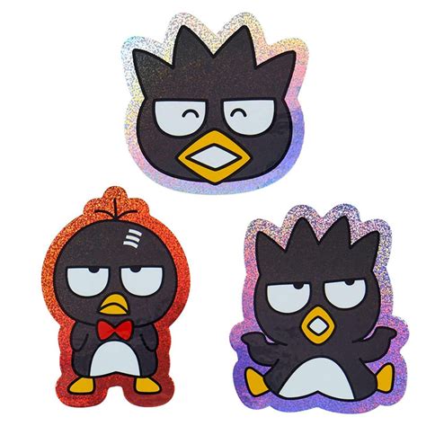 Sanrio Bad Badtz Maru Sticker Set Hangyodon And Funny Face Design 753785