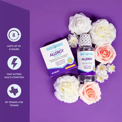 Texaclear Allergy Relief Liquid Shop Sinus And Allergy At H E B