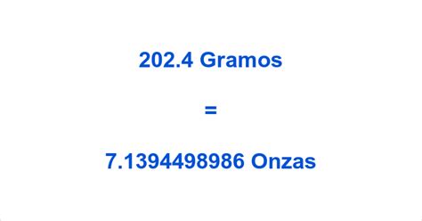 ¿cuánto Es 2024 Gramos En Onzas