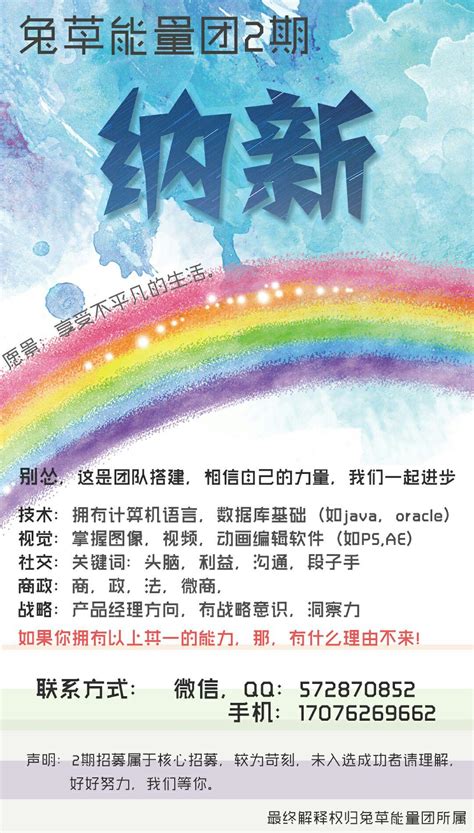 兔草能量团招聘 知乎