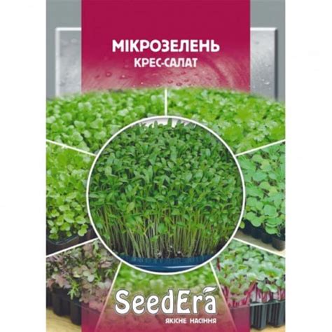 Микрозелень Кресс-салат Seedera (90024): купить семена почтой в Украине ...