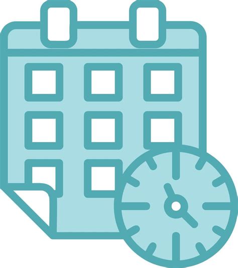 Timetable Vector Icon 15546811 Vector Art At Vecteezy