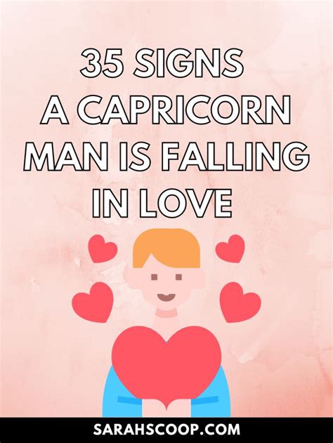 35 Signs A Capricorn Man Is Falling In Love With You Sarah Scoop