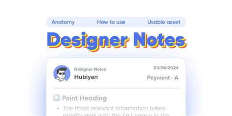 Designer Notes Figma