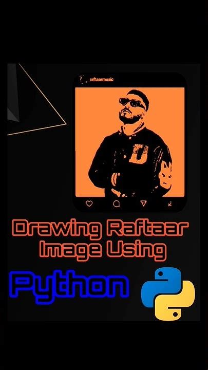 Drawing Raftaarmusic Image Using Python Sketchpy Python Programming