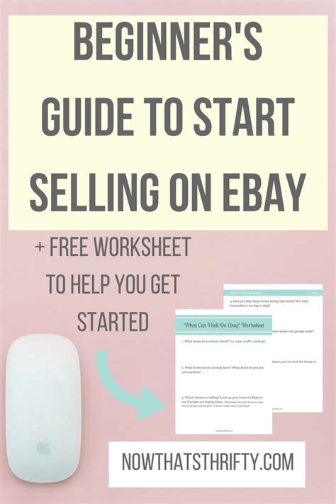 Beginners Guide To Start Selling On Ebay Ebay Selling Tips Things