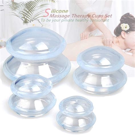Silicone Cupping Therapy Set Beginner Massage Cupping Cups