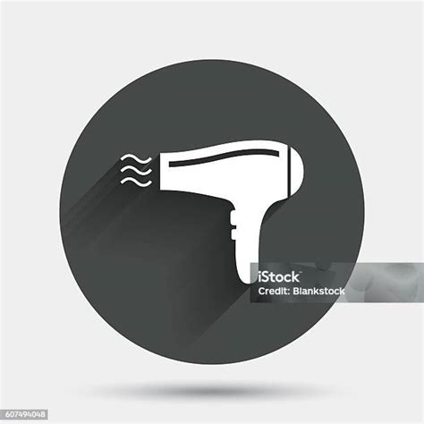 드라이어 팻말 아이콘크기 머리 건조 기호까지 기하 도형에 대한 스톡 벡터 아트 및 기타 이미지 기하 도형 디자인 라벨 Istock