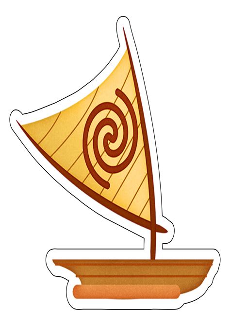 Barquinho Da Moana Desenho Png