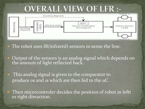 line follower robot pptx robotics technology and computing