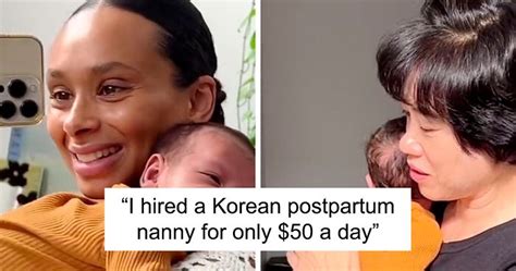 Woman Shares What Life Is Like With A Korean Postpartum Nanny Goes