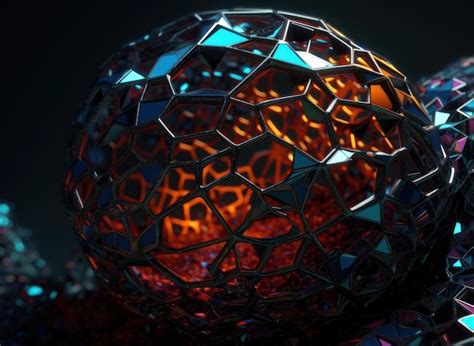 Premium Ai Image Colorful Abstract Background An Abstract Image Featuring Organic Shapes And