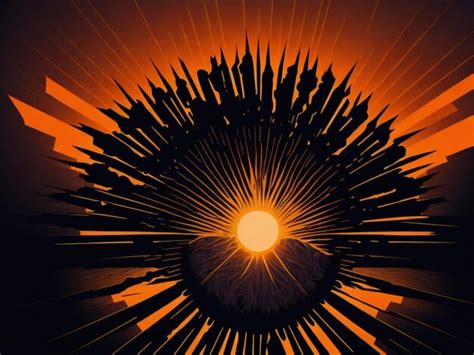 Premium Ai Image Sunset Background