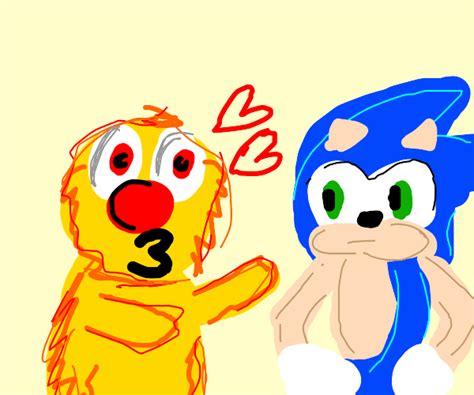 Spongebob X Sonic Drawception