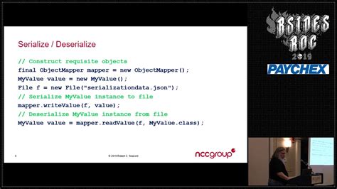 Bsides Rochester 2019 Jackson Deserialization Vulnerabilities Youtube