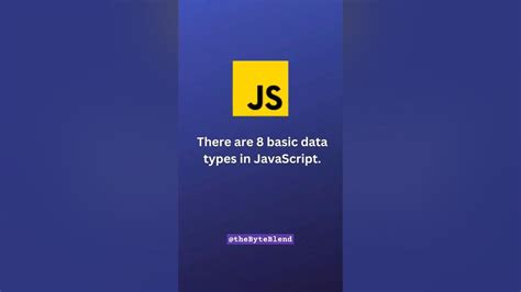 Basic Data Types In Javascript Shorts Viral Javascript Datatypes