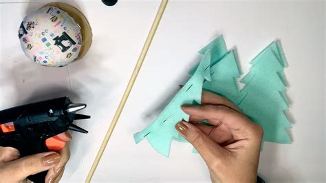 Gluing The Tree The Crafty Lefty Easy DIY Tutorials For Your Favorite Crafts