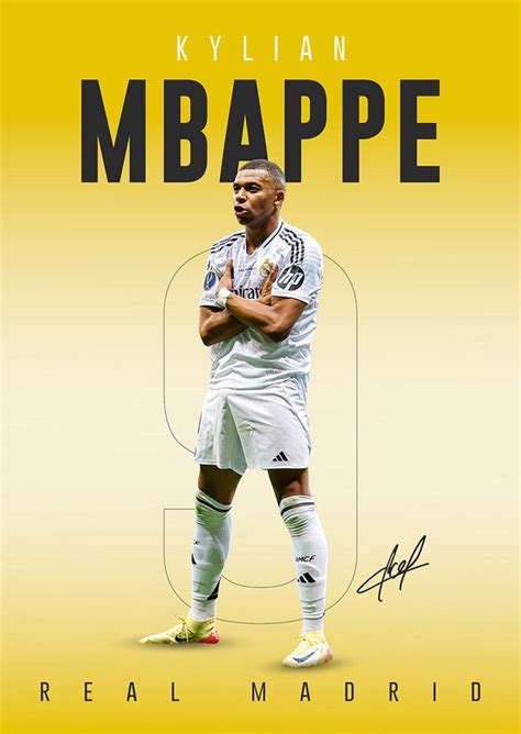 Kylian Mbappé Poster Star Collection 2 Real Madrid 43x61cm Geschikt Om In Te Bol