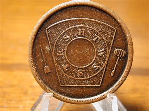 FREEMASON Lewiston Idaho Masonic One Penny Token Chapter 1 NICE For