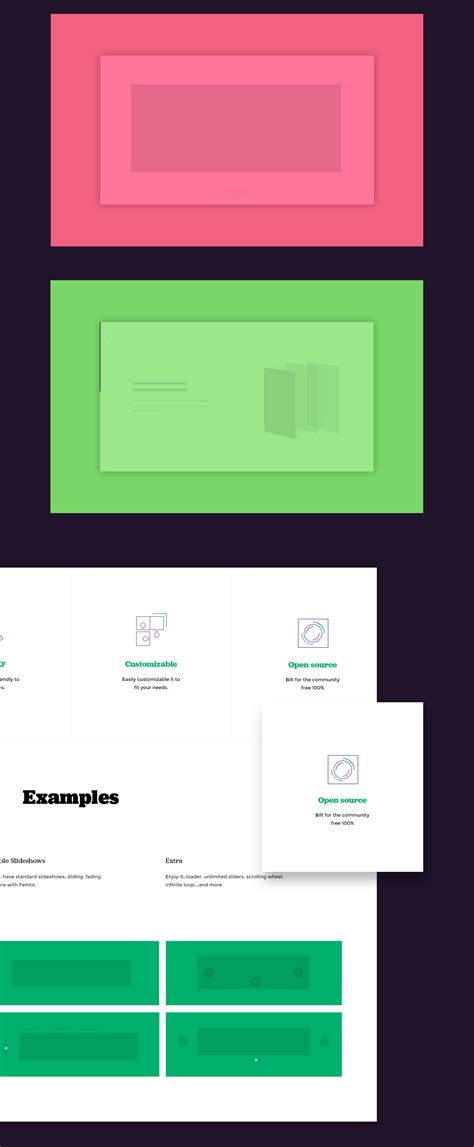 Femto Slider The Free Multipurpose Nested Slider Behance