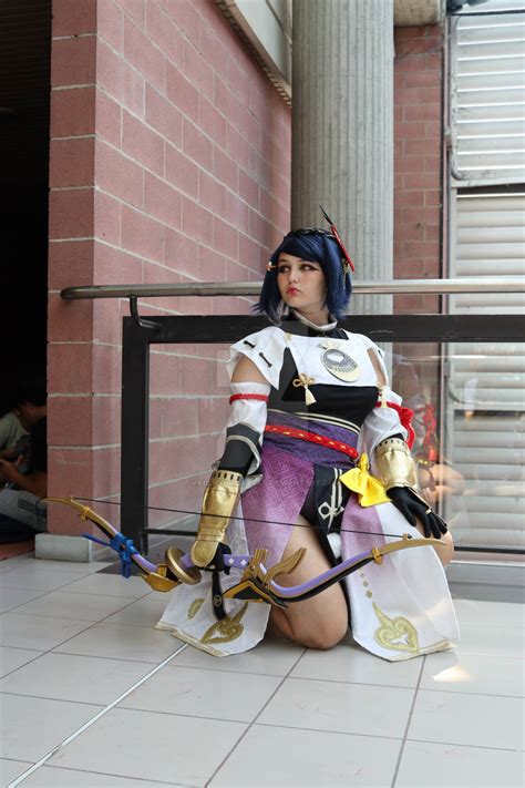 Kujou Sara 14 Genshin Impact By Vallicosplaycar On Deviantart