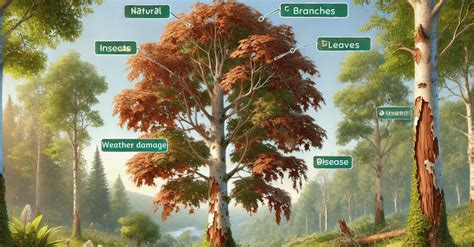 Maple Tree Bark Peeling Strobert Tree Services