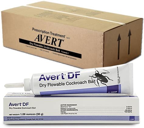 Avert Df Dry Flowable Cockroach Bait 1 Case 12 X 30g Tubes By Basf