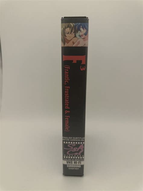 F3 Frantic Frustrated And Female Vhs Tape Japanese Anime Subtitled