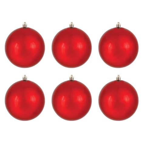 Red Christmas Tree Ornaments Set 6 Pcs Dinapala Group Of Companies