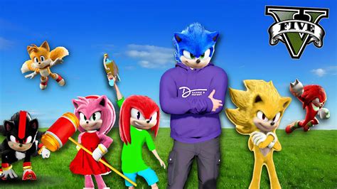 ကျွန်တော်နဲ့ ဘိုဘို Sonic ညီအစ်ကိုတွေ ဖြစ်ခဲ့တယ် Sonic Bros In Gta V Smart On Live Youtube